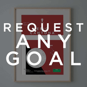 Football Art Print of your Favourite Goal — The Goal Hanger
