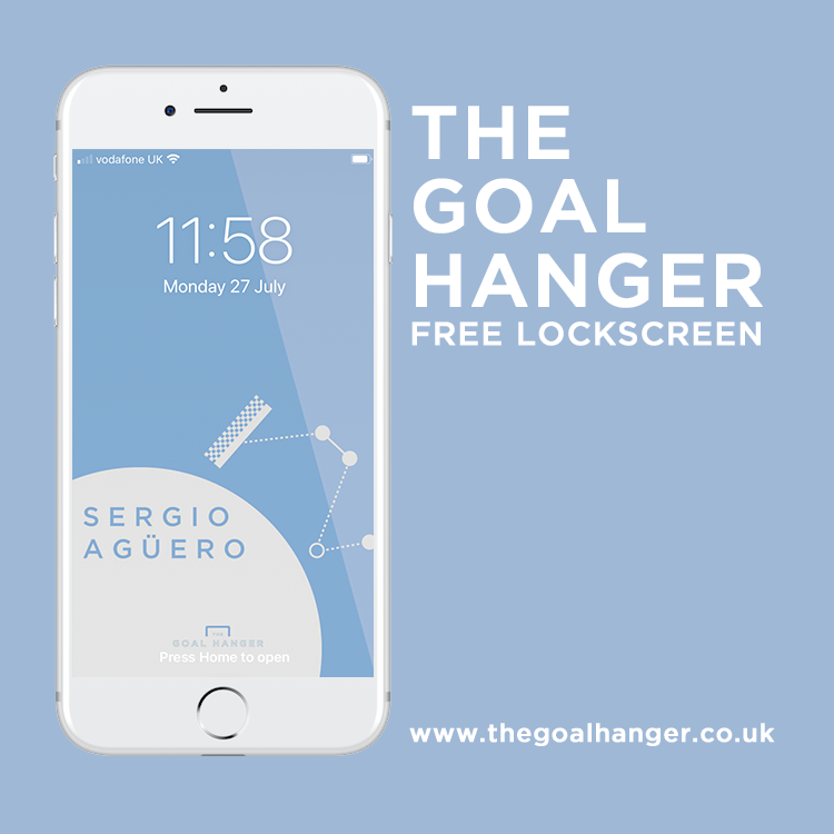 Aguero Phone Screen — The Goal Hanger