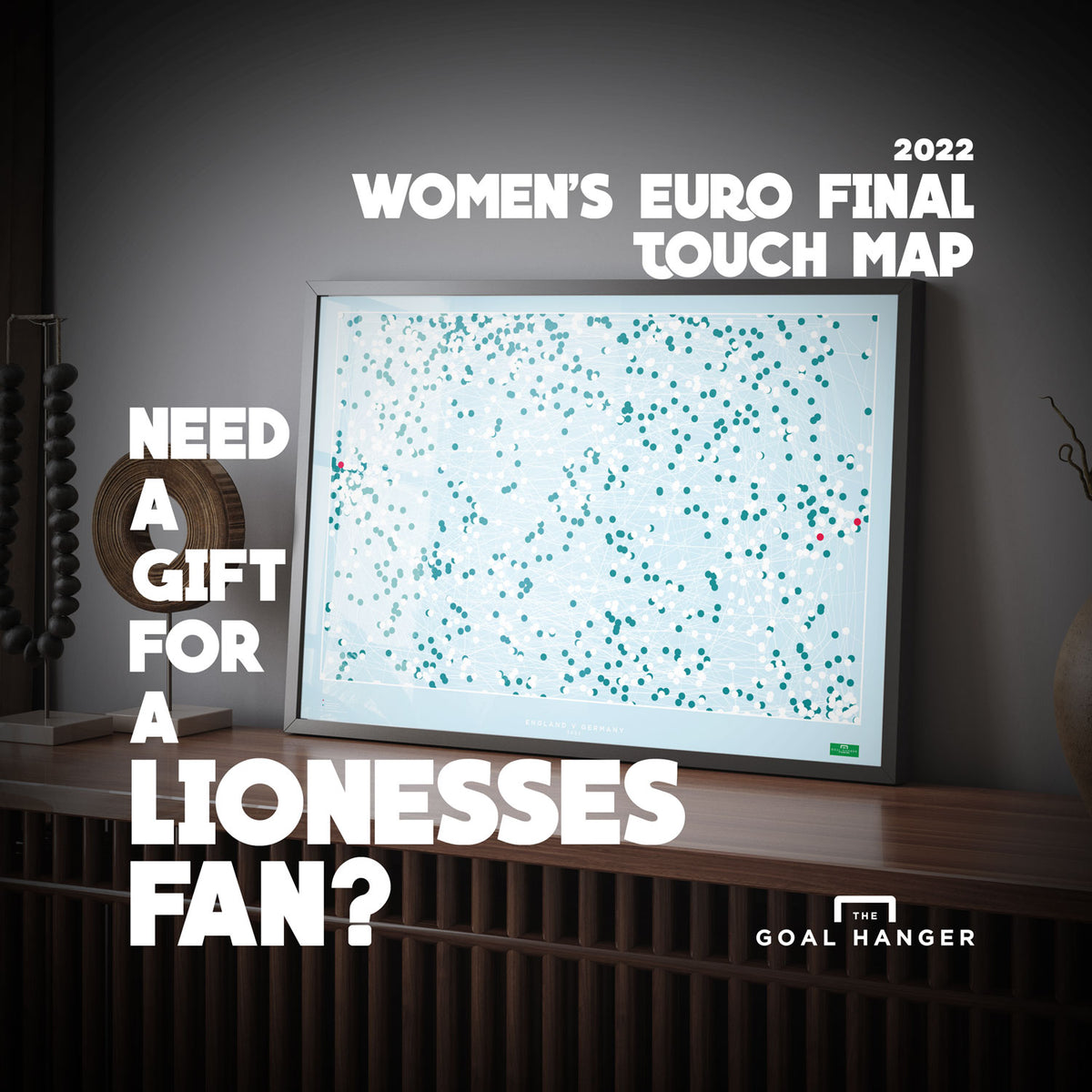 England Lionesses Women's Euro Final 2022 | Football Game art print ...
