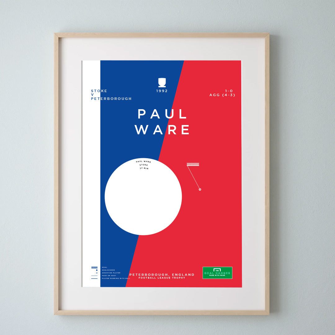 Paul Ware: Stoke v Peterborough 1992 — The Goal Hanger